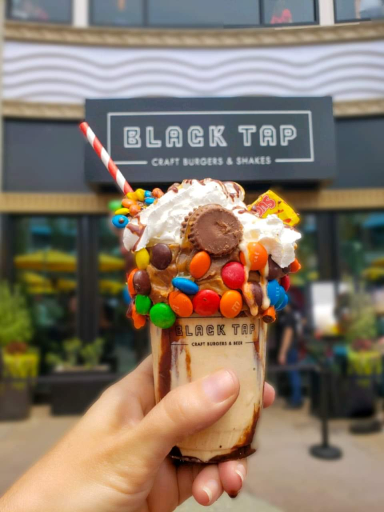 Crazy Shakes at Black Tap - Food at Disneyland
